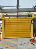 China High-Strength Aluminum Alloy Structure Spiral High Speed Door Rigid Panel Industrial Entrance for sale