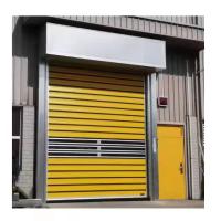 China Wind Resistant Design Aluminum Spiral High Speed Door Beaufort 10 Outdoor Industrial Access for sale