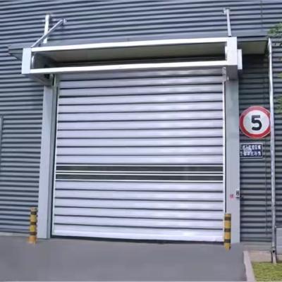 China Fast Opening Speed Aluminum Spiral High Speed Door 1.5m/s Rapid Cycle Industrial Access for sale
