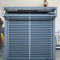 China Wind Resistant Design Aluminum Spiral High Speed Door Beaufort 10 Outdoor Industrial Access for sale