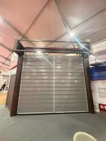China Thermal Insulation Performance Spiral High Speed Door 43mm PU Core Energy Saving Access for sale