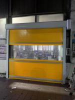 China Self-Healing Impact Recovery PVC Industrial High Speed Roll Up Door For Warehouse Logistics Operations for sale