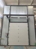 China Space-Saving Vertical-Opening Industrial Sectional Overhead Door with 24dB Sound Insulation for Mezzanine Loading Zones for sale