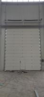 China Integrated Pedestrian Door Industrial Sectional Overhead Door with 24dB Sound Insulation and Level 7-8 Wind Resistance for sale