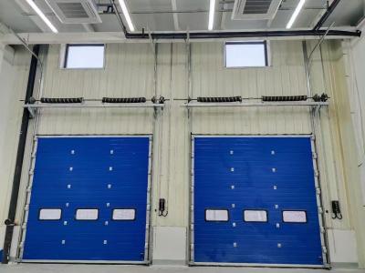 China Weatherproof Quiet Operation Low-Maintenance Industrial Sectional Overhead Door for Outdoor Facility Access for sale