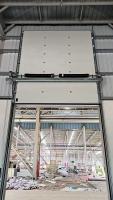 China Weatherproof Quiet Operation Low-Maintenance Industrial Sectional Overhead Door for Outdoor Facility Access for sale