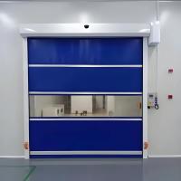 China Custom Dimension PVC Industrial High Speed Door with Custom Colors and Activation for Non-Standard Openings for sale