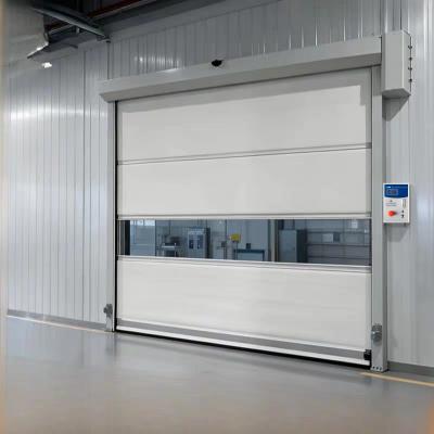 China Custom Dimension PVC Industrial High Speed Door with Custom Colors and Activation for Non-Standard Openings for sale