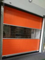 China Quick Access Component PVC High Speed Door with Replaceable Curtain and DSP Servo System for sale