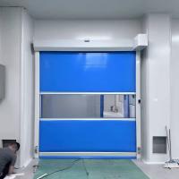 China Safety Bottom Edge PVC Industrial High Speed Door with Photoelectric Sensors and DSP Servo System for sale