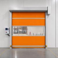 China Lint-Sealed PVC High Speed Door with 0.8-2.0 m/s Opening Speed and Side Brush Seals for Cleaner Textile Workshops for sale