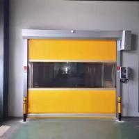 China Horizontal Aluminum Wind Bar Reinforced PVC High Speed Door with Class 6 Wind Resistance and 0.8-2.0 m/s Opening Speed for sale