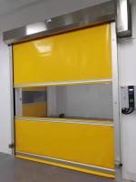 China Aluminum Wind-Bar Reinforced PVC High Speed Door with Wind Resistance Class 6 and Adjustable Opening Speed 0.8-2.0 m/s for sale