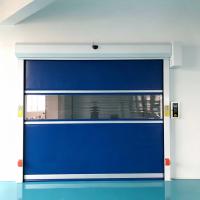 China Lint-Sealed PVC High Speed Door with 0.8-2.0 m/s Opening Speed and Side Brush Seals for Cleaner Textile Workshops for sale