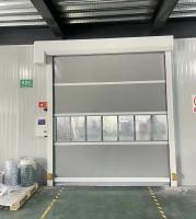 China Sensor-Interlocked PVC Industrial High Speed Door with 0.8-2.0 m/s Opening Speed and DSP Servo System for sale