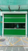 China Sensor-Interlocked PVC Industrial High Speed Door with 0.8-2.0 m/s Opening Speed and DSP Servo System for sale
