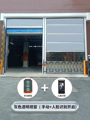 China Multi-Mode Activation PVC High Speed Door with Adjustable Speed for Mixed Workflow Traffic for sale