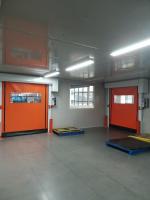 China Self-Repairing Zipper Curtain High Speed Zipper Door with 0.8-2.0 m/s Opening Speed and Galvanized Steel Frame for sale