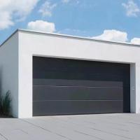 China Insulated Sectional Garage Door with 40 mm Polyurethane Foam and Protective Foam Separators in Export Wooden Crate Packaging for sale