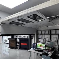 China Insulated Sectional Garage Door with 40 mm Polyurethane Insulated Panels and Sealed Panel Joints Optional Finger Protection Panel Design for sale