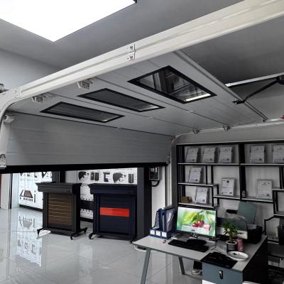 China Insulated Sectional Garage Door with 40 mm Polyurethane Insulated Panels and Sealed Panel Joints Optional Finger Protection Panel Design for sale