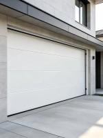 China Insulated Sectional Garage Door with Rubber Sealed Panel Joints and 40 mm Polyurethane Insulated Panels Featuring 1.5 mm Embedded Steel Reinforcement for sale