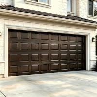 China Insulated Sectional Garage Door with Rubber Sealed Panel Joints and 40 mm Polyurethane Insulated Panels Featuring 1.5 mm Embedded Steel Reinforcement for sale