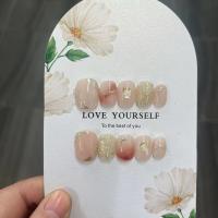 China 10Pcs Handmade Fake Nails Trending Design Wearable Artificial Press On Nails for sale