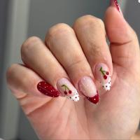 China Private Label ABS Plastic French Tip Fake Nails For Beauty Salon for sale