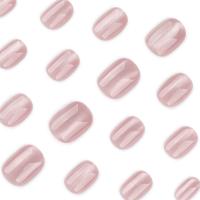 China 24Pcs Nude Cat Eyes Press On Nails OEM ODM Round Cat Eye Nails for sale