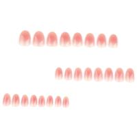 China CE Cat Eyes Press On Nails ODM Short Almond Fake Nails Solid Color for sale