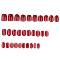 China Wine Red Solid Color 3D Artifical Nails Flashing Cat Eye Nail for sale