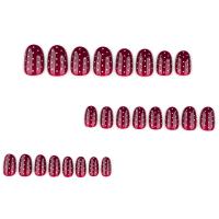 China MSDS Photoshoot Pattern Press On Nails Polka Dot False Nails for sale