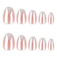 China MSDS Holographic Ombre Short Nails Gentle Long Ombre Press On Nails for sale