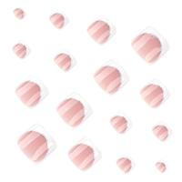 China Square Press On Toenail Glossy Design Long Lasting French Tip Toenails for sale