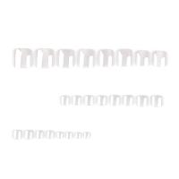 China Holographic Short Square Toe Nails FDA Square French Toe Nails for sale