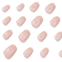 China Medium Pattern Press On Nails 24Pcs Short False Nails FDA Approval for sale