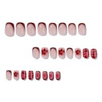 China Square Medium Length Nails 24Pcs Salon Perfect Nails In 2 Minutes for sale