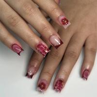 China Square Medium Length Nails 24Pcs Salon Perfect Nails In 2 Minutes for sale