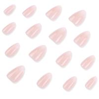 China Minimalist French Ombre Press On Nails 24pcs Gradient Fake Nails for sale
