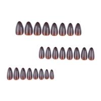 China FDA Ombre Artificial Nails Almond Ombre French Press On Nails for sale