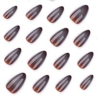 China FDA Ombre Artificial Nails Almond Ombre French Press On Nails for sale