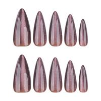China Glossy Finish Long Stiletto Cat Eye False Nails Private Label Service for sale