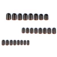 China Oval 24pcs Fake French Tips Nails Private Label Short French Nails for sale