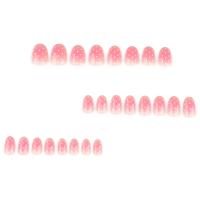 China Polka Dot Ombre False Nails Instant Manicure Press On Nails Ombre for sale