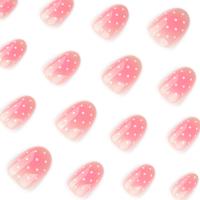 China Polka Dot Ombre False Nails Instant Manicure Press On Nails Ombre for sale