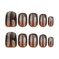 China Square Cat Eyes Press On Nails Bulk Order Glossy Finish Short Artificial Nails for sale