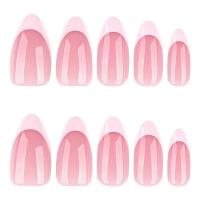 China Gentle French Tip Press On Nails Private Label French False Nails FDA Approval for sale