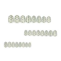 China Sage Green Dot Cat Eyes Nails Cat Eye Nail Art For Daily Office Wear for sale