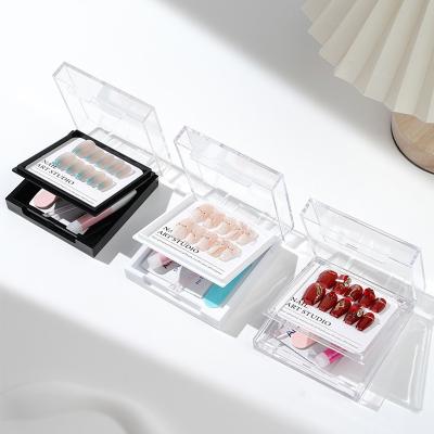 China Acrylic Double Layer Press On Nails Packaging False Nail Packaging for sale